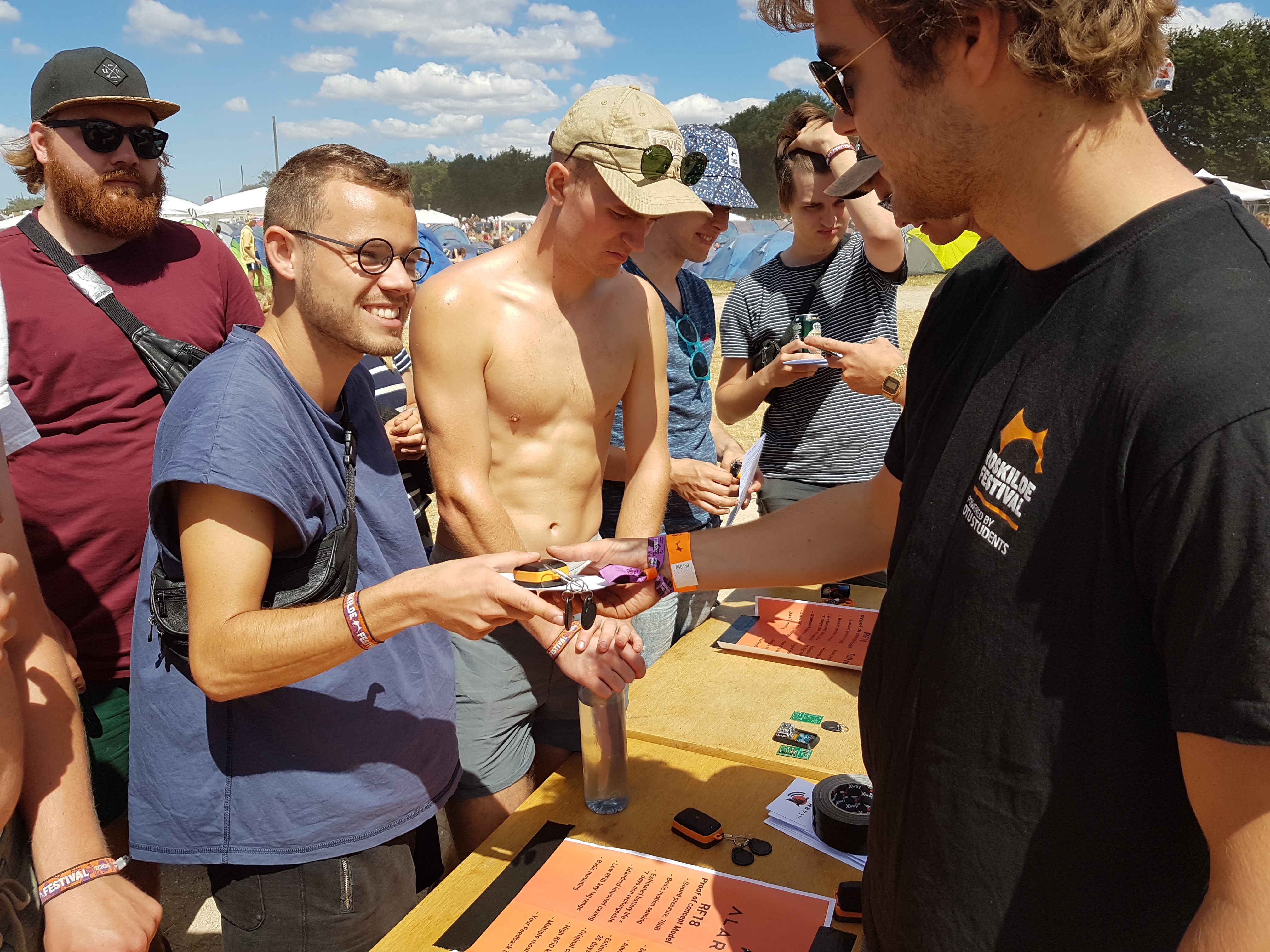Student designed mini alarm to boost security at Roskilde Festival - DTU