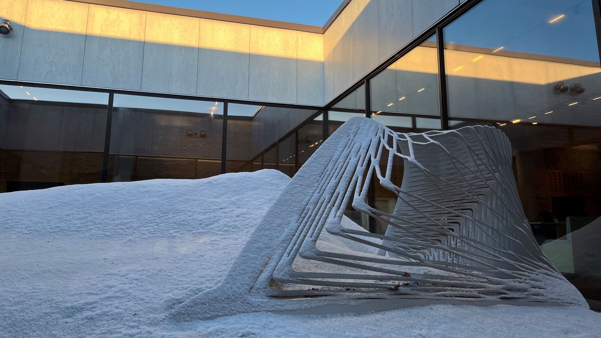 New artwork at DTU: Art and landscape merge in a courtyard